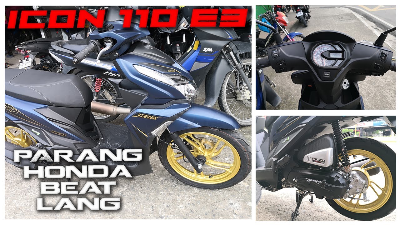 Sym ICON 110 E3 na parang Honda Beat ang datingan | SRP at installment ...