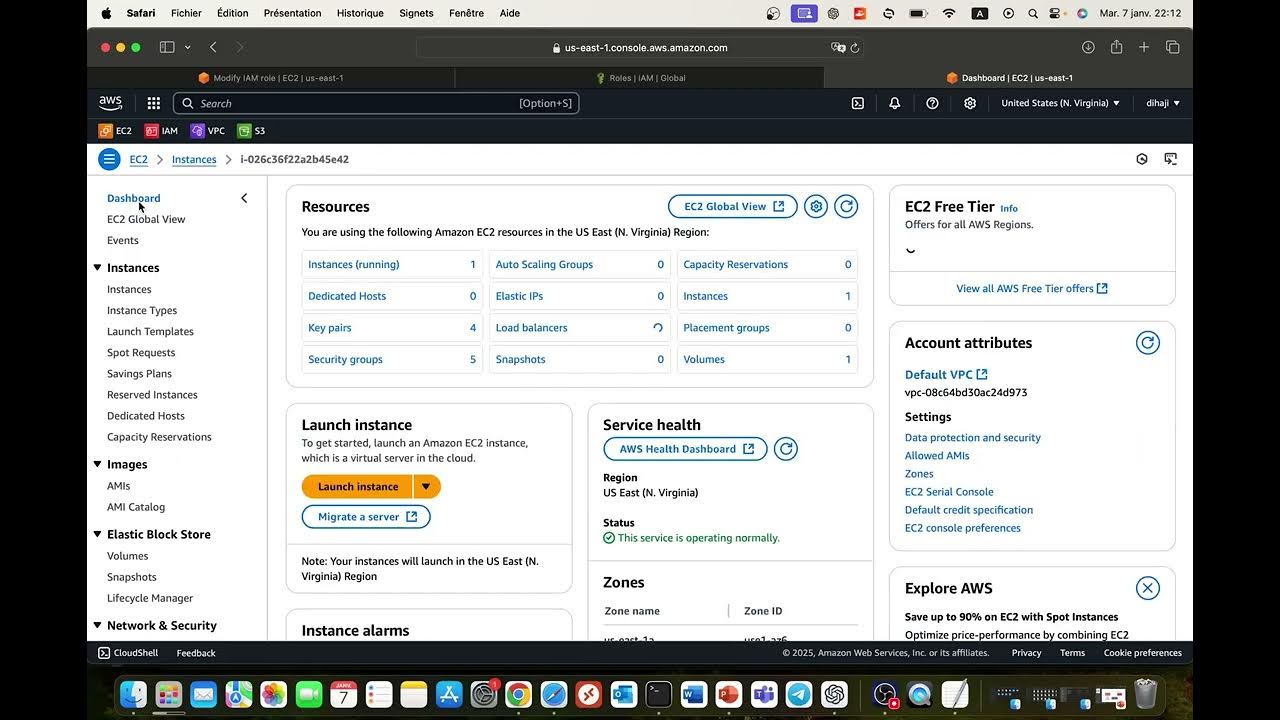 Darija Project - bash script automating data VM backup on AWS - Part 3 - YouTube