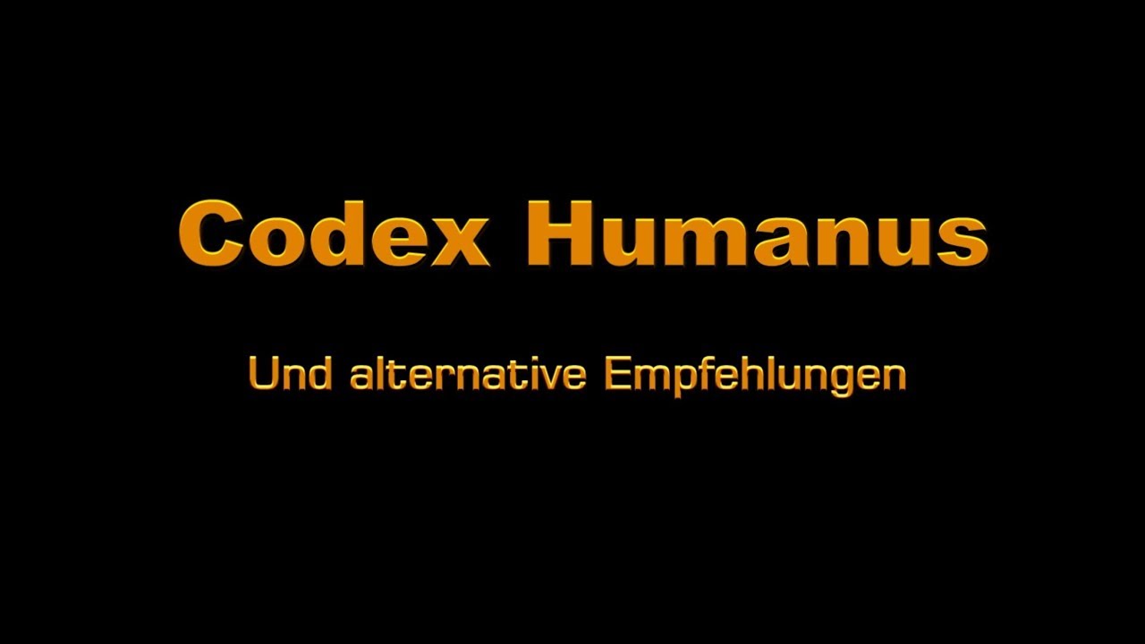 Codex Humanus Review/Kritik + weitere Buchempfehlungen - YouTube