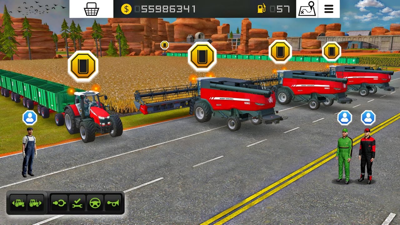 3 Multiplayer in Fs 18 ! Fs18 Harvest with Long Trolley | Farming ...