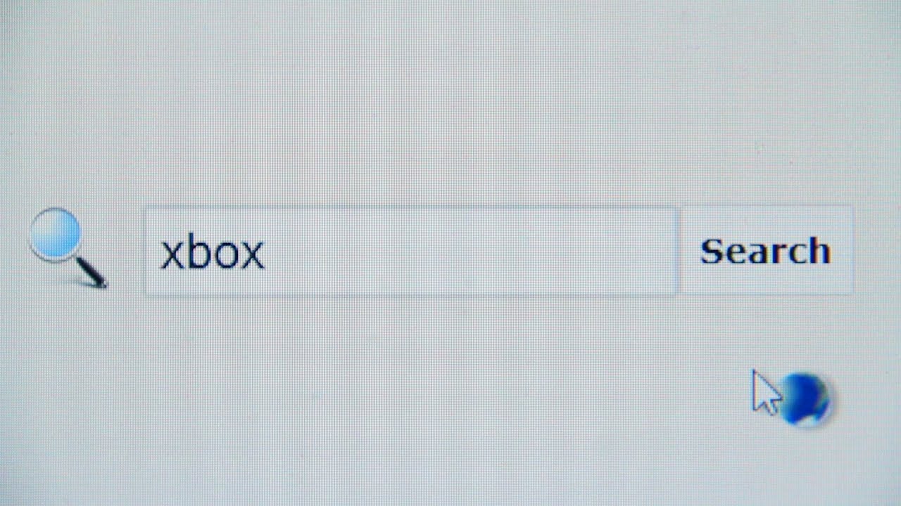 Xbox - browser search query, Internet web page. Stock Footage - YouTube
