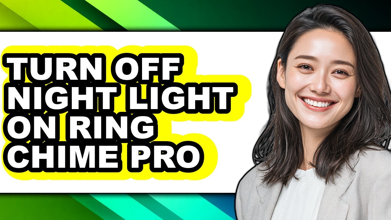 How to Turn Off Night Light on Ring Chime Pro (updated) - YouTube