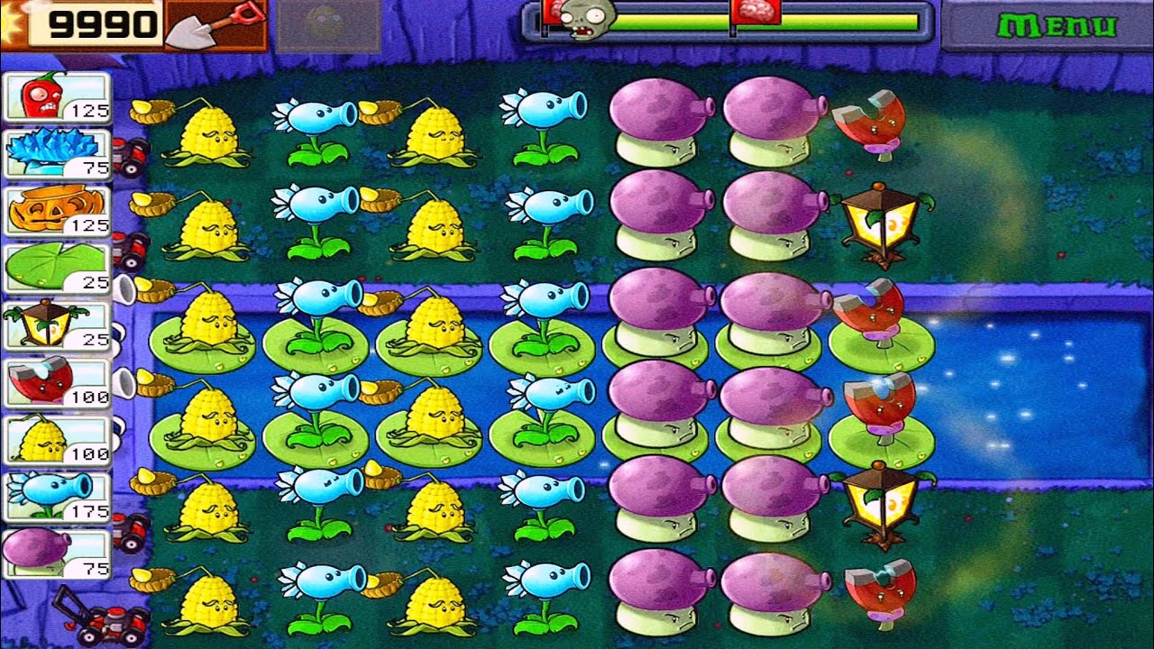 Plants vs Zombies • Adventure Fog Level 6 • Full Walkthrough HD [ 1080p ...