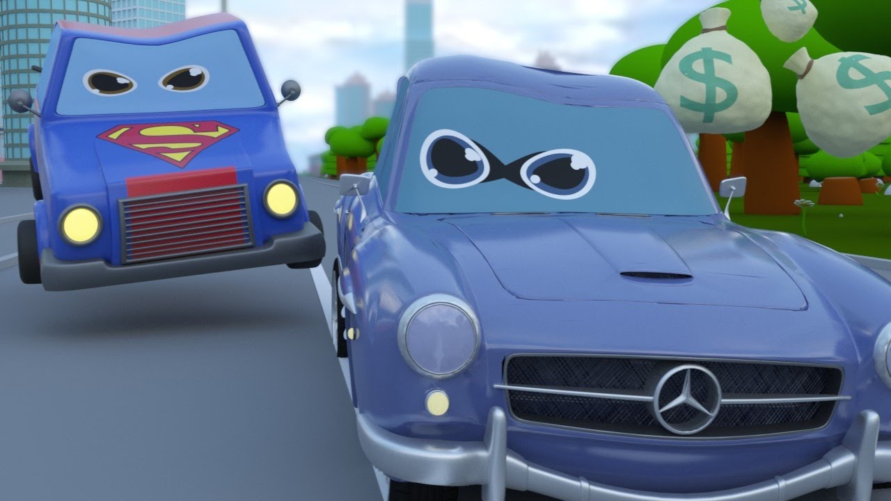 SUPERCAR SAVE CITY FROM BAD GUYS! EPIC POLICE CAR CHASE MUST WATCH ...