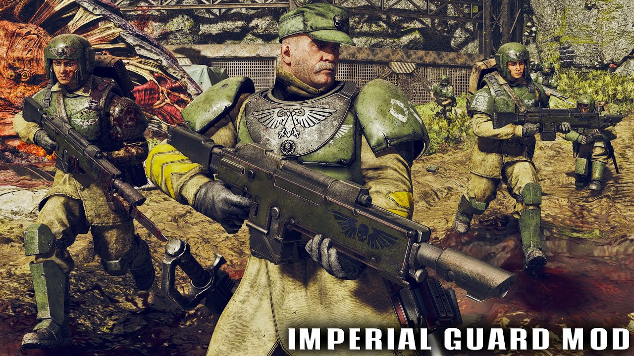 IMPERIAL GUARD MOD! Astra Militarum Army vs Tyranids - Warhammer 40k ...