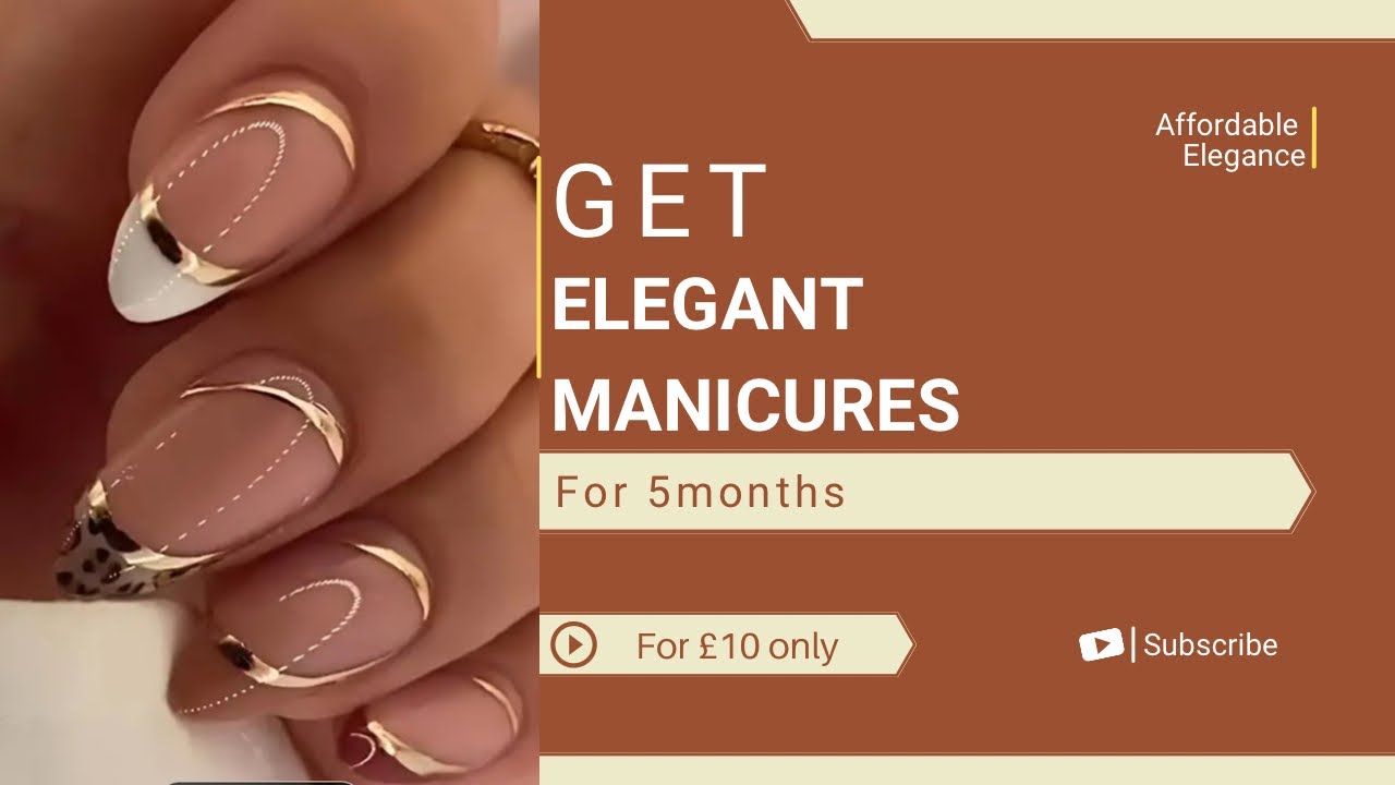 Affordable Elegance: False Stick-On Nails Under £10! Budget-Friendly Glam - YouTube