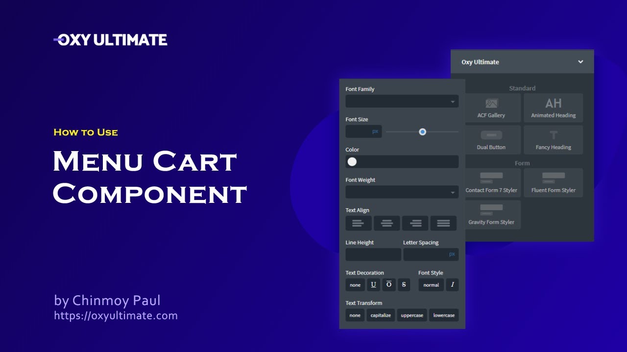 Menu Cart Component for WooCommerce site - YouTube