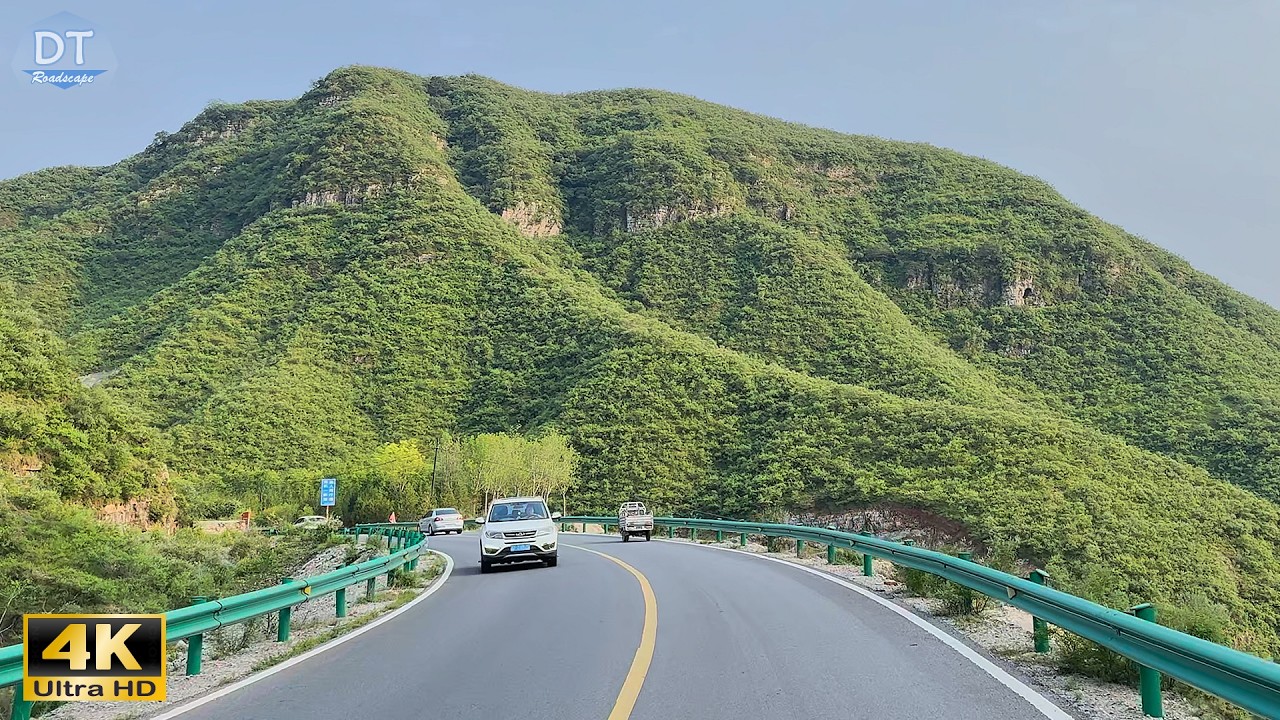 Driving on G112 National Highway 4K HDR - Juma River, Zijing Pass ...