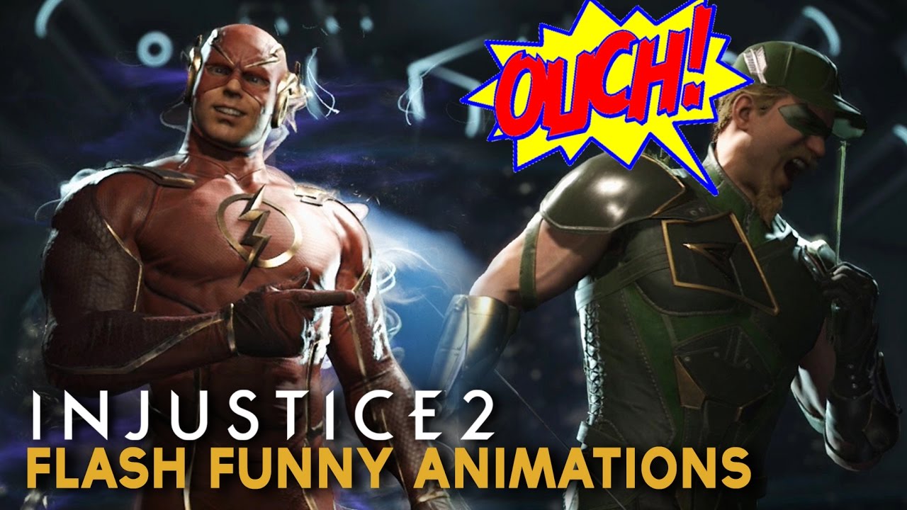 Flash Makes Fun of Every Character in Injustice 2 (Flash Funny ...