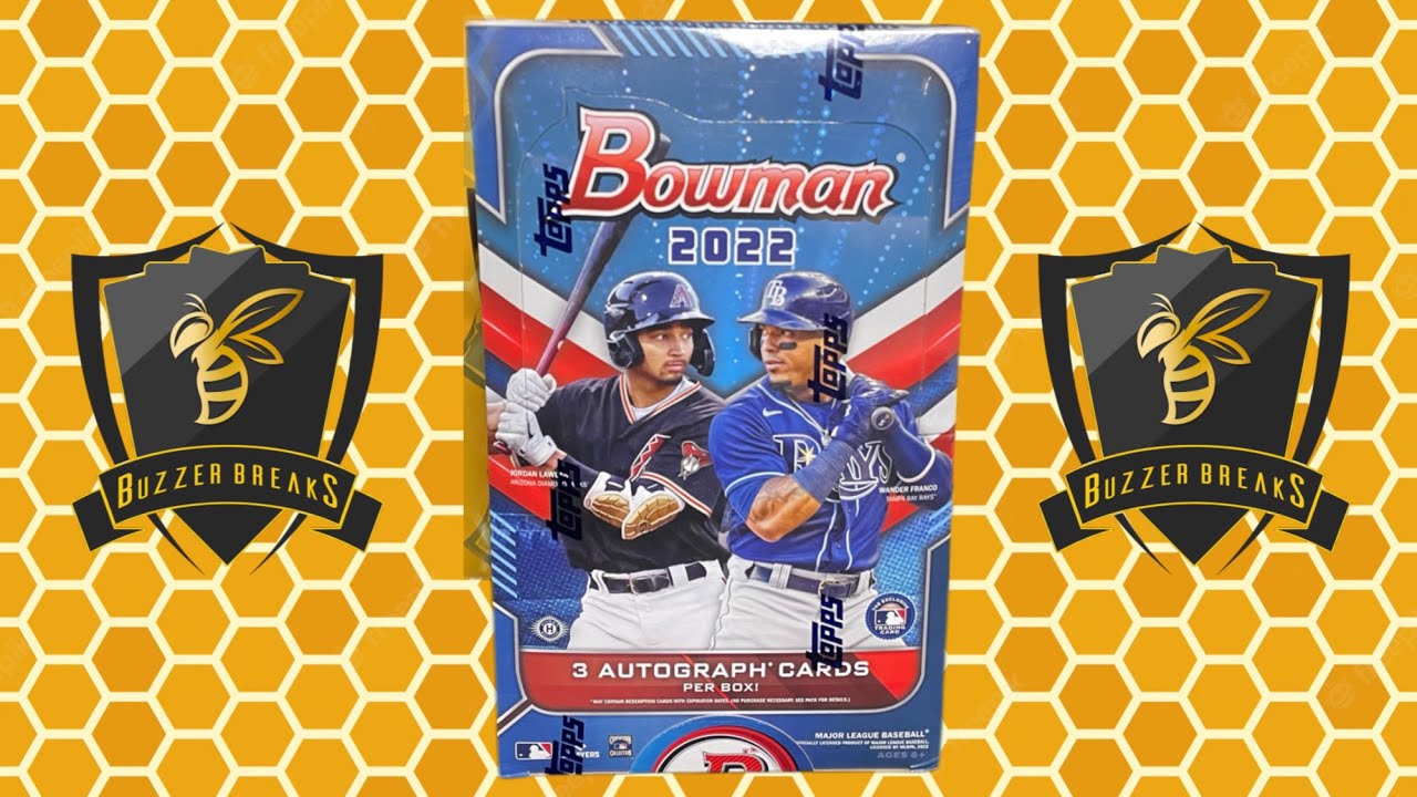 Buzzer Breaks Sports Cards - 2022 Bowman Jumbo HTA Tiered RT Box Break ...