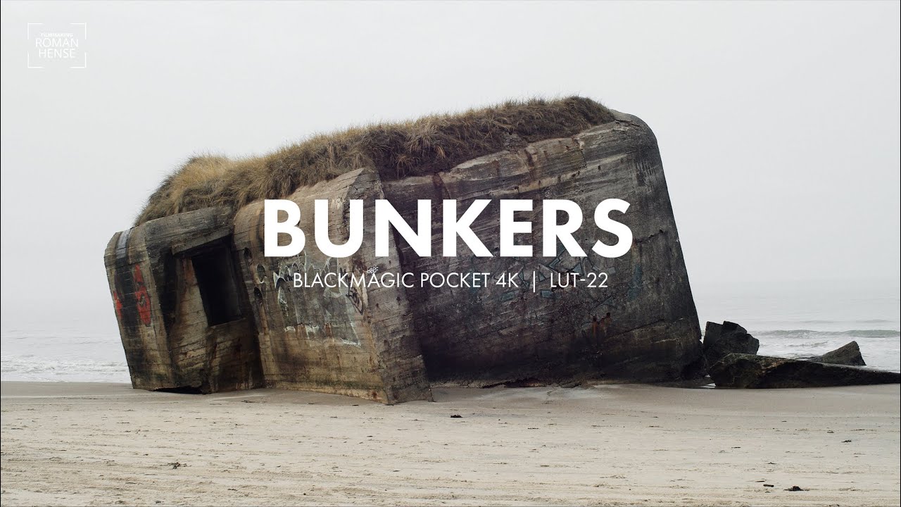 Bunkers on the beach - Denmark | Blackmagic Pocket 4k + DJI Mavic Mini ...