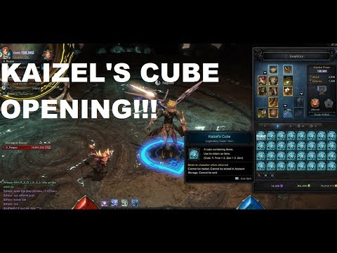MU Legend Kaizel's Cube Opening - YouTube