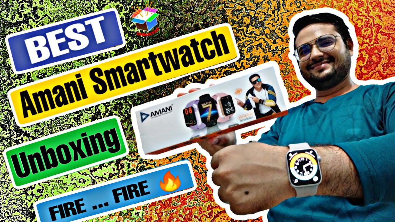 amani smart watch unboxing | amani asp sw z100 smartwatch | smartwatch ...
