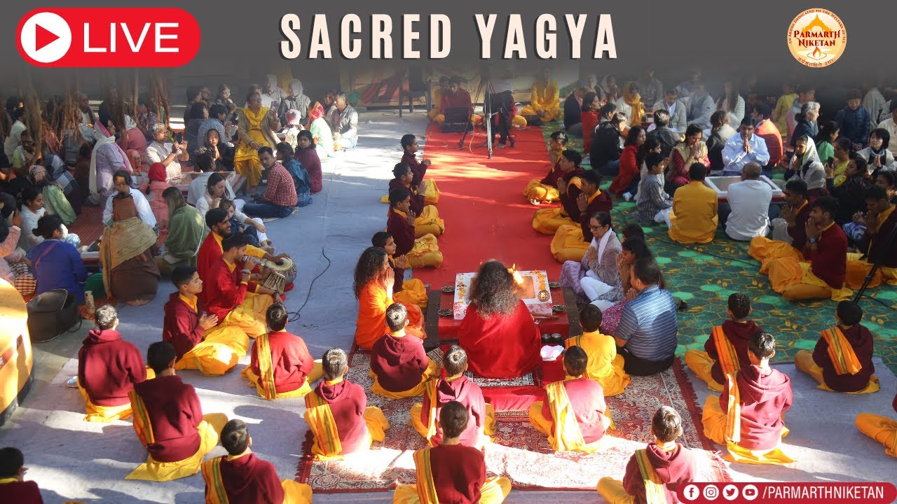 Sacred Morning Yagya in the Presence of HH Param Pujya Swamiji| || 15 ...