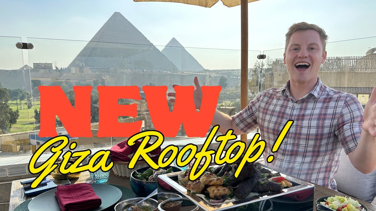 Zeeyara: New Rooftop Restaurant with Giza Pyramids and Grand Egyptian ...