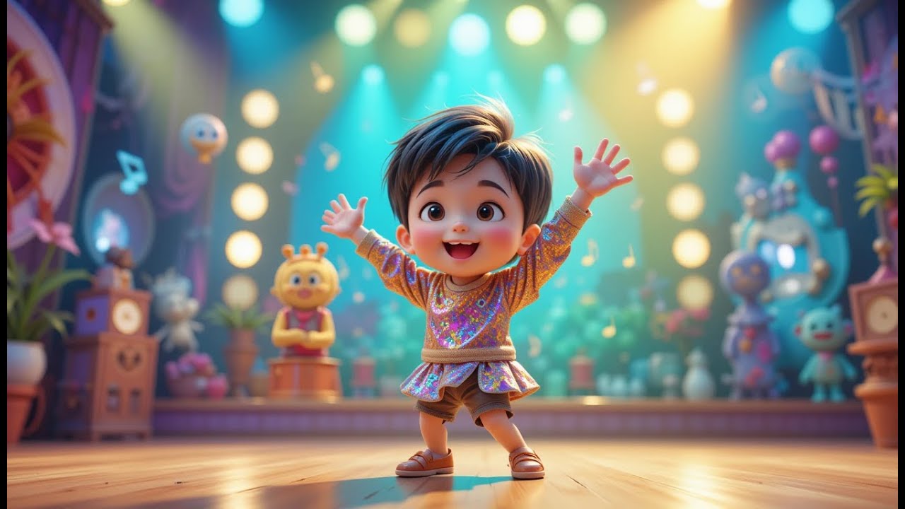 Tick Tock Time to Rock | Energetic 3D Animated Music Video for Kids ...