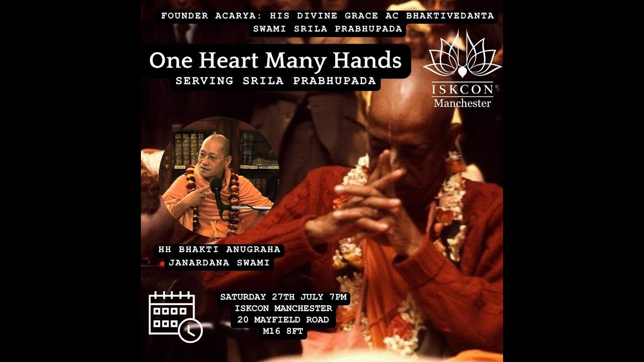 *ISKCON Manchester Special Guest Event*Sat, July 27th 2024 - YouTube