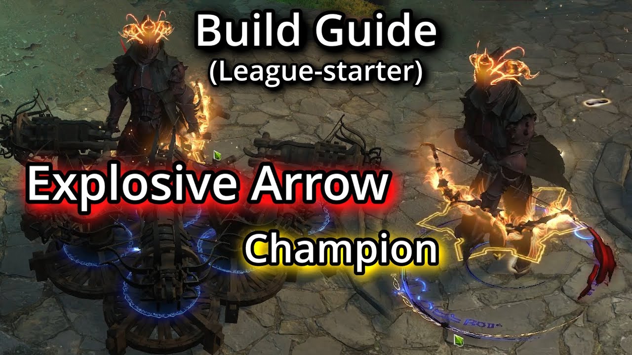 Explosive Arrow Build Guide (PoE 3.23) The best league starter for over ...