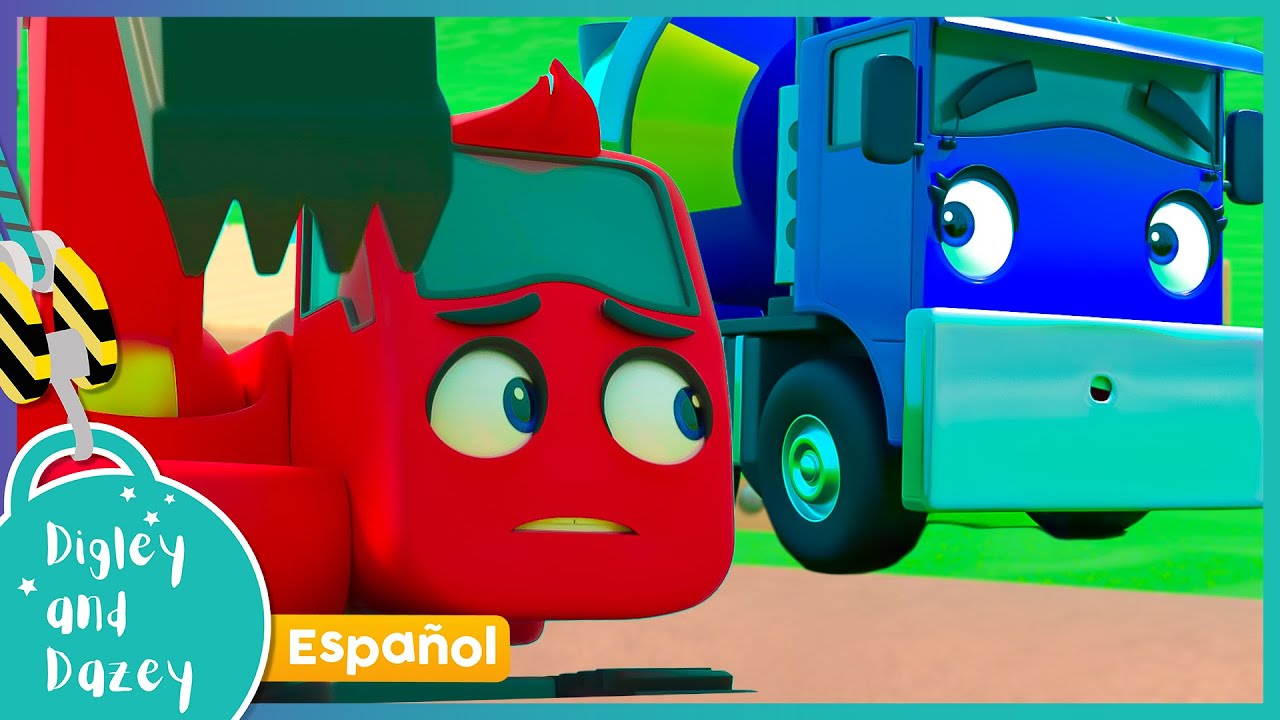 ¡Aprendiendo a trabajar juntos! | DIGLEY Y DAZEY | 1 HORA de vehículos ...