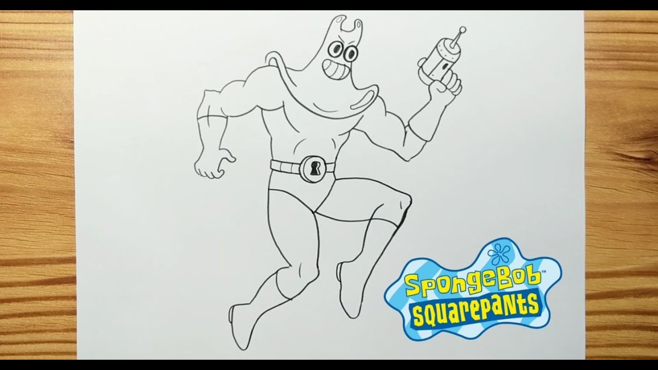 HOW TO DRAW MANRAY ON SPONGEBOB SQUAREPANTS - YouTube