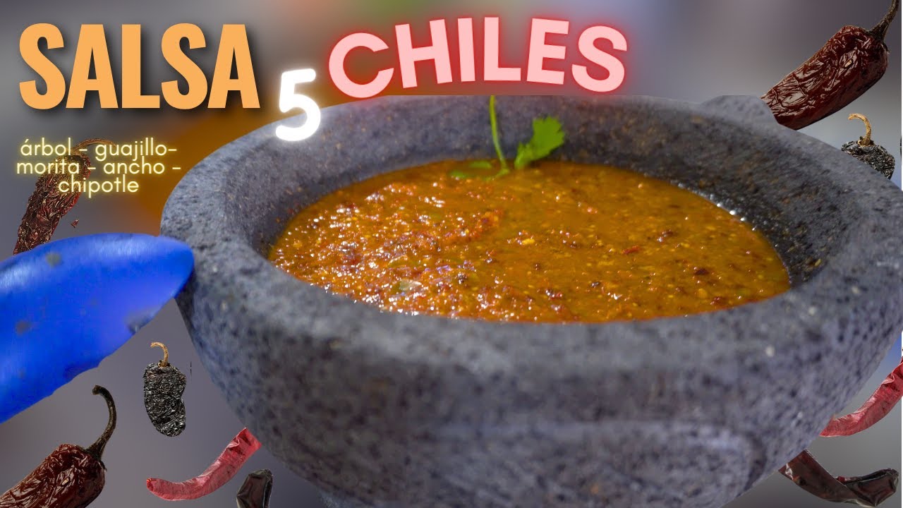 SALSA 5 CHILES:La Salsa Perfecta, No Has Probado Nada Igual - YouTube