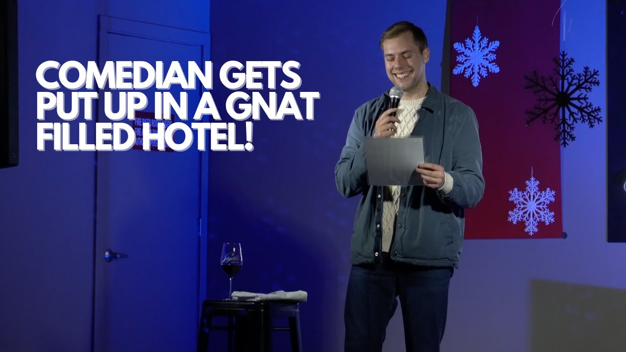 Comedian Bo Johnson and the harmless gnat filled hotel - YouTube