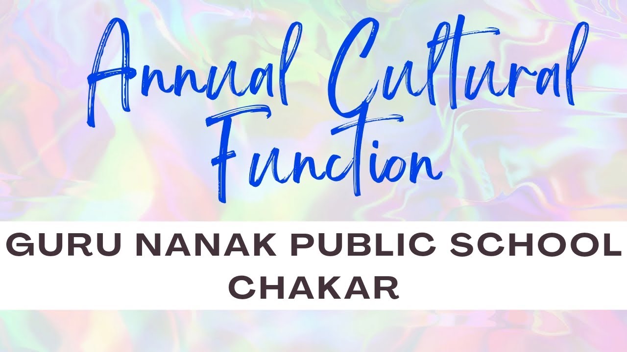 Annual Cultural Function (G.N.P School Chakar) Live Streaming - Rainbow ...