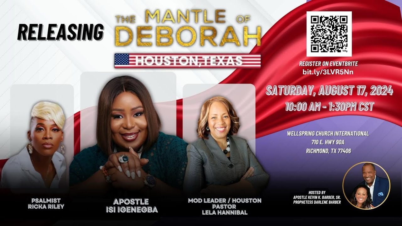 Releasing The Mantle Of Deborah {Houston Texas} Apostle Isi Igenegba ...