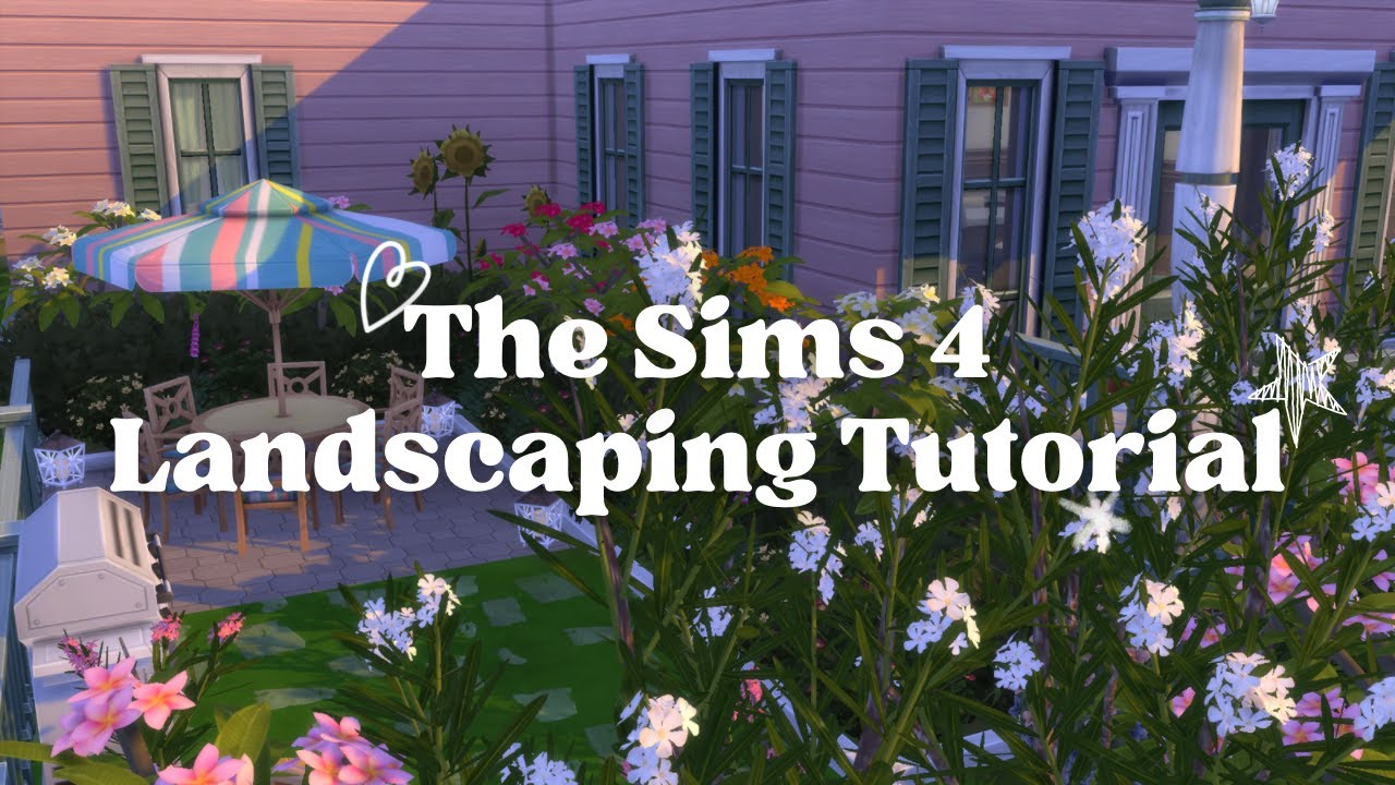 Landscaping Tutorial | The Sims 4 - YouTube