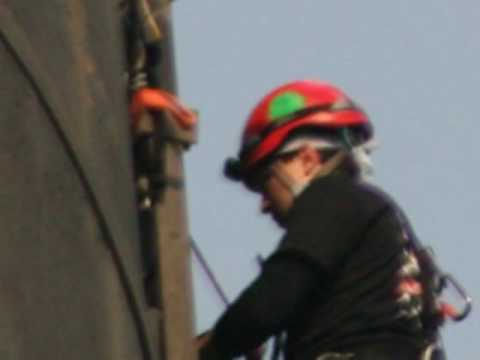 Industrial Rope Access Work - YouTube