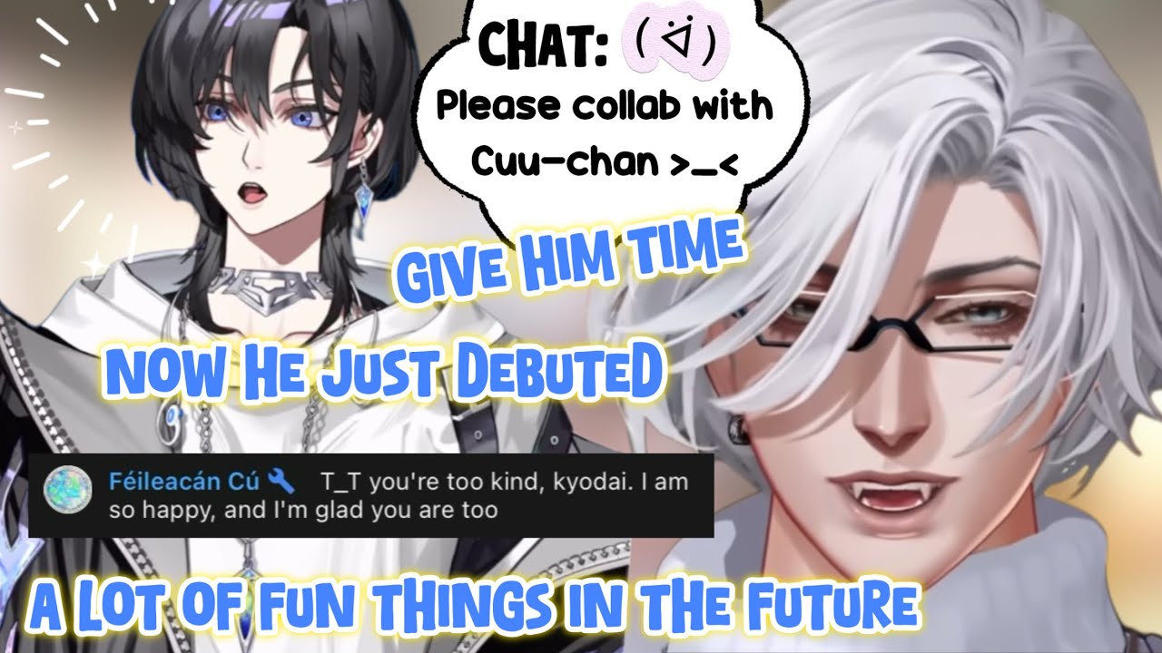 U-san and Cuuchan First interaction after debut - YouTube