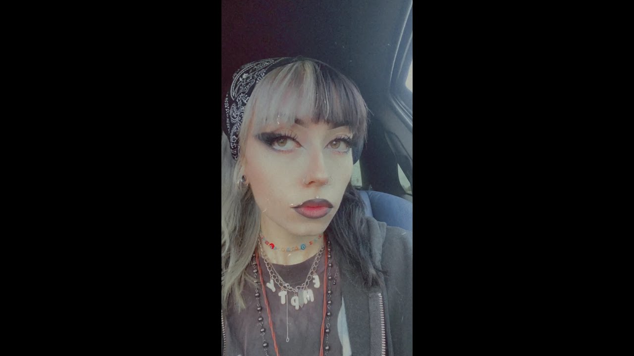 Goth Bimbo Life Update + Tattoo & New Eyeliner tutorial - YouTube