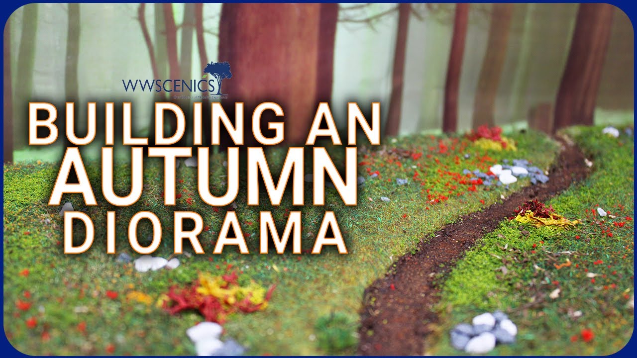 Building An Autumn Landscape Diorama Wwscenics Youtube
