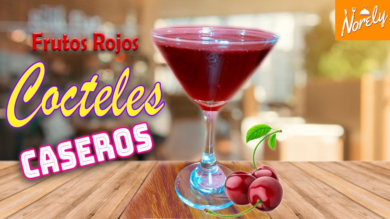 Cómo hacer un Rico y Facil Coctel de Frutos Rojos | Rápido y Económico ...