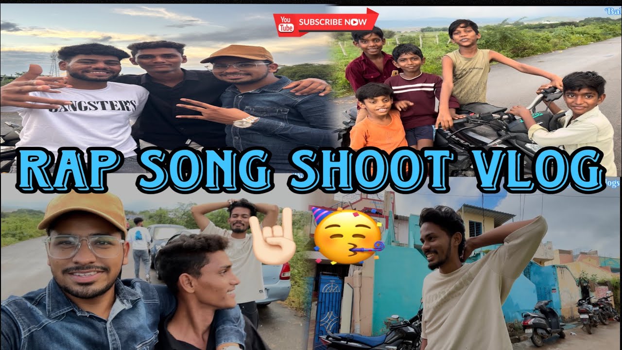 RAP SONG SHOOT VLOG 🥳#explore #vlog #trending #kadapa - YouTube