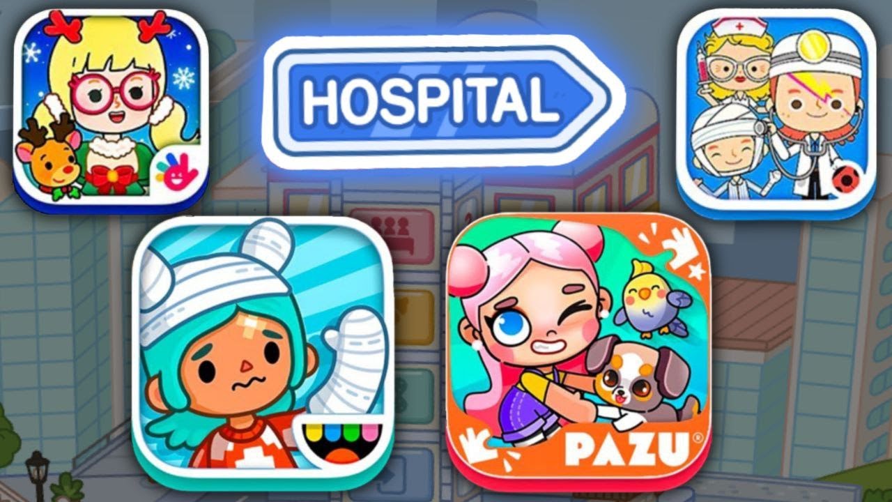 Hospital Toca Boca vs Avatar World vs Miga Town vs Yoya World - YouTube