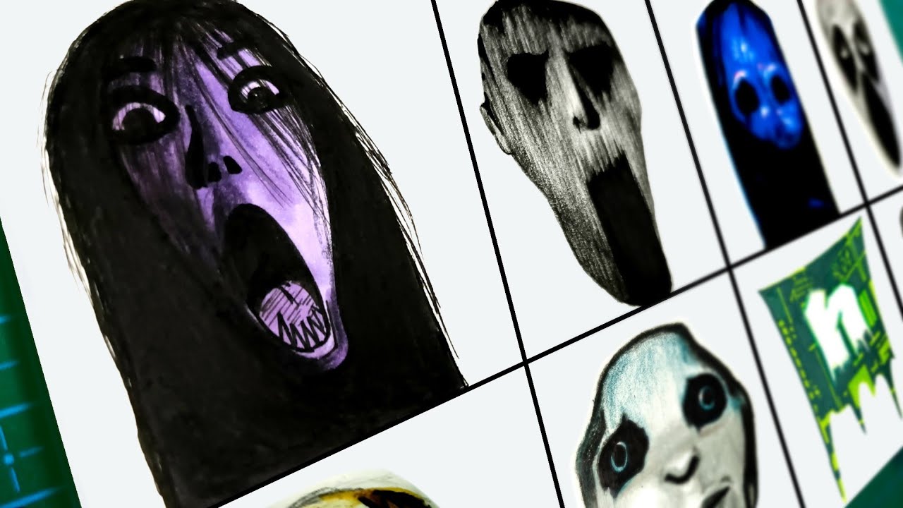 Drawing All Nico’s Nextbots Characters Part 4 – Grudge, Hunger ...