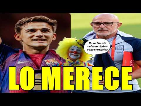 GAVI CONVOCADO PARA EL MUNDIAL | DE LA FUENTE NO CONVOCA A NINGÚN MADRIDISTA Y ESTALLAN🤣🤣😂😂