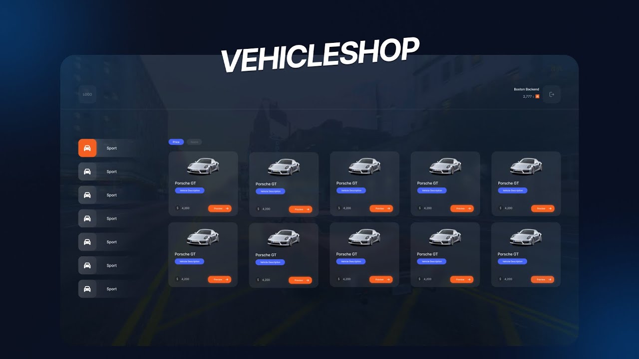 [ESX/QB/STANDALONE] VEHICLESHOP (FIVEM) - YouTube