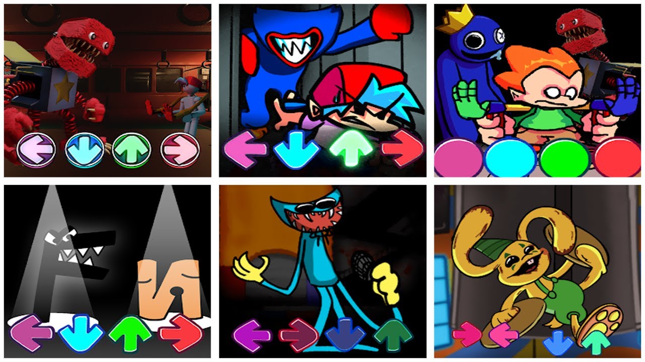 FNF Bunzo Bunny, FNF Musical Memory, FNF Alphabet Lore, FNF Playtime ...