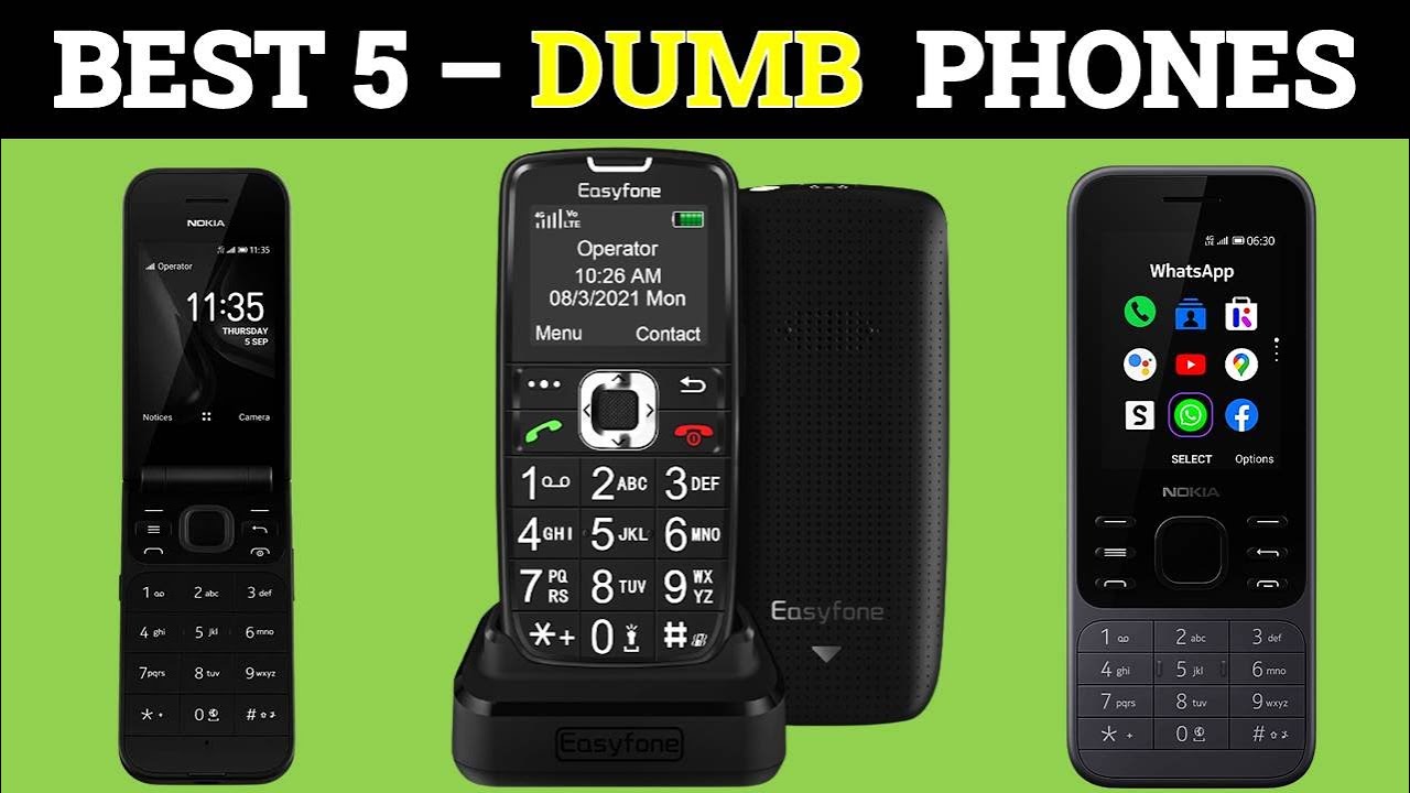 TOP 5 Best Dumb Phones of 2023 - YouTube