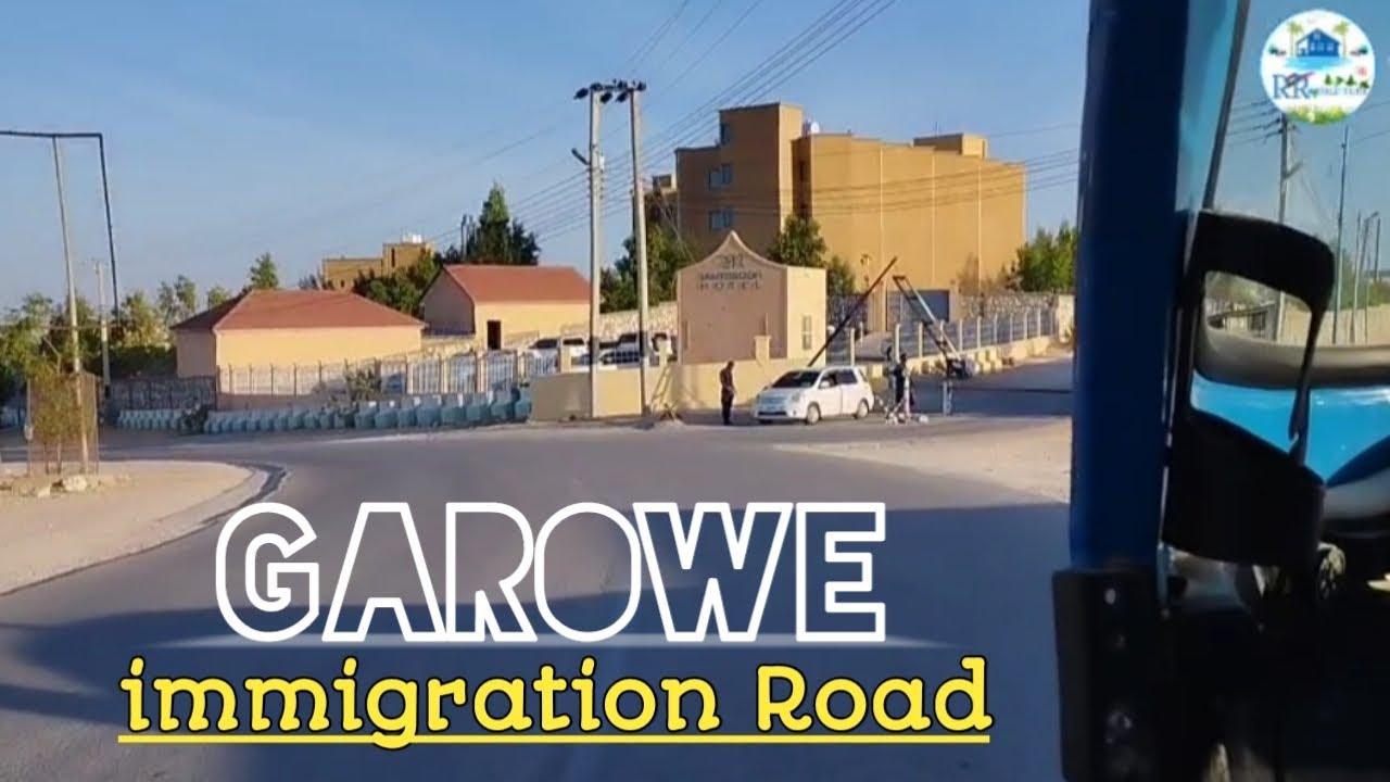 Garowe immigration Road || A Beautiful place of Garowe || Vlogger ...