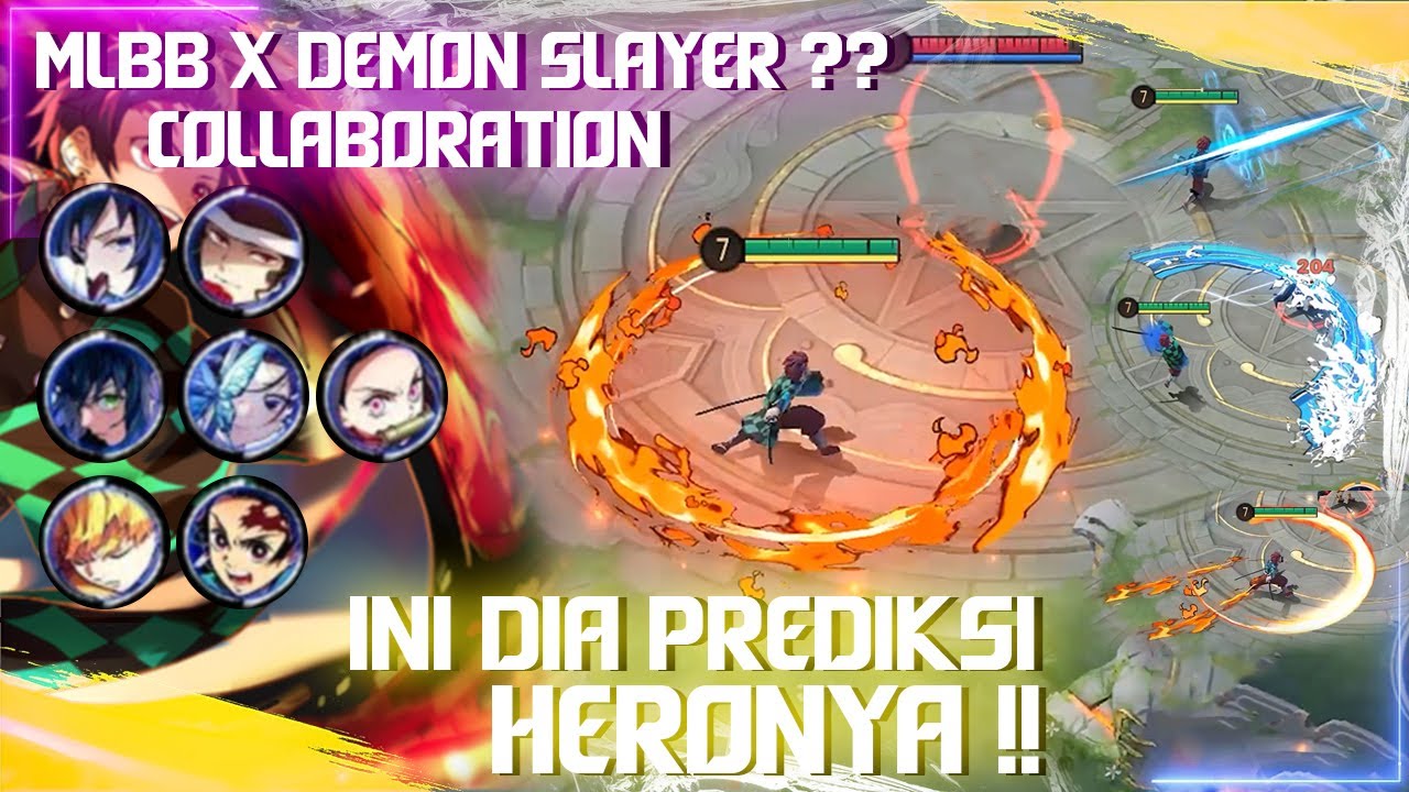 7 HERO YANG BERKESEMPATAN MENDAPATKAN SKIN DEMON SLAYER l MLBB x DEMON ...