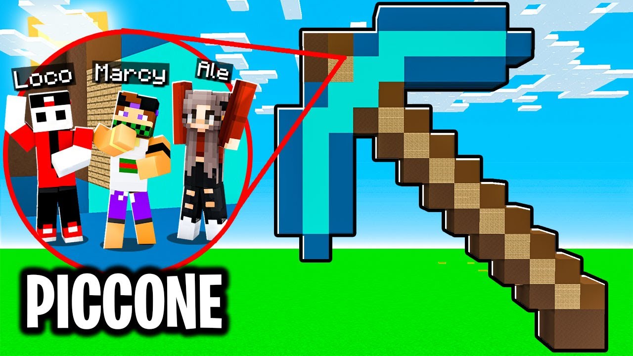 SI PUÓ SOPRAVVIVERE IN UN PICCONE DI DIAMANTE? - Minecraft ITA - YouTube