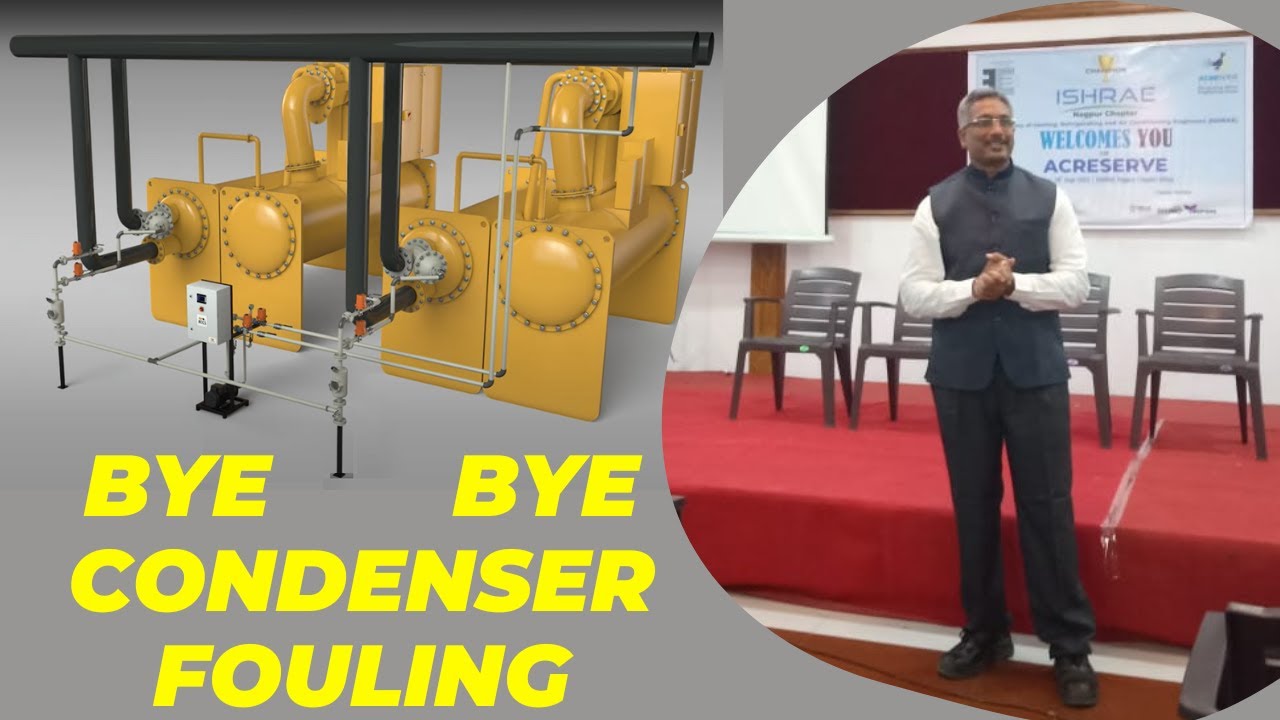 Automatic Tube Cleaning System 🚀 ISHRAE Nagpur Acreserve 2023-24 🚀 ...