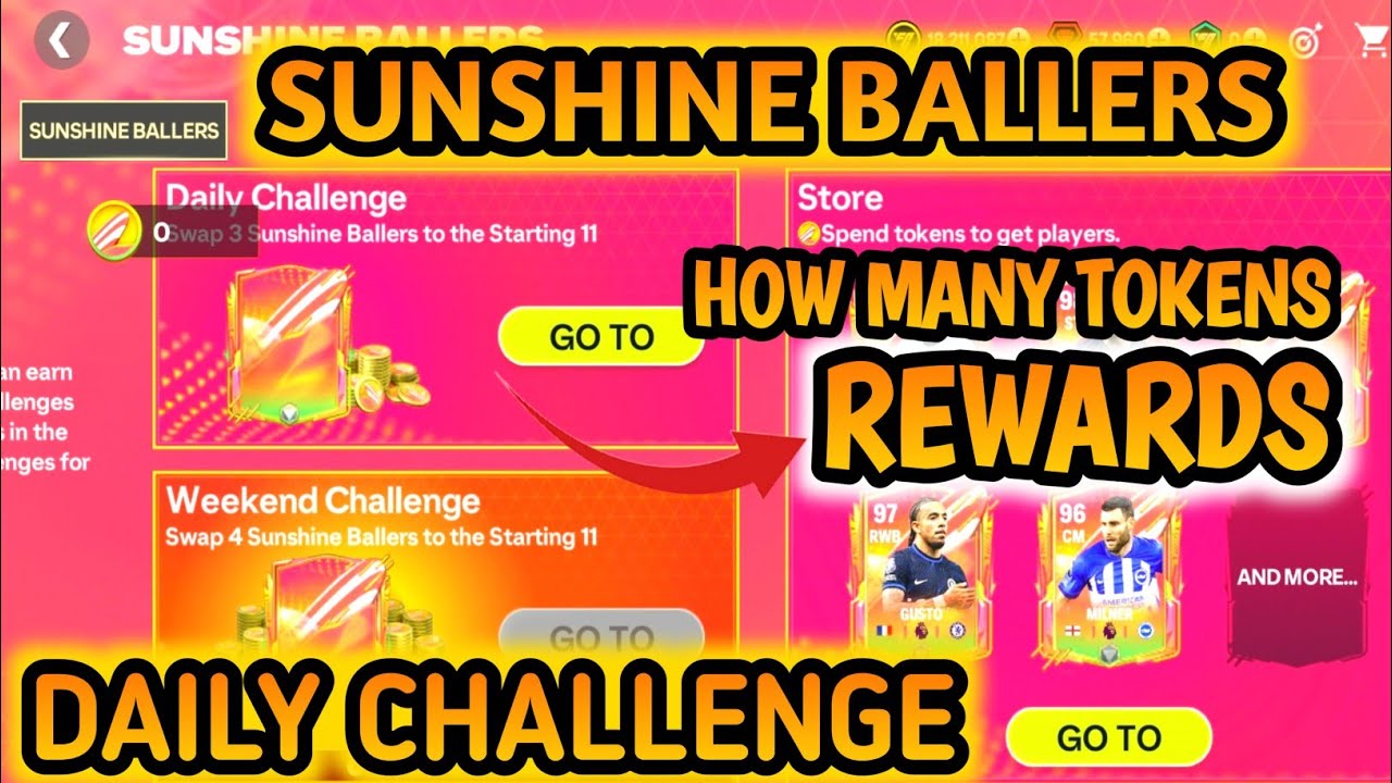 HOW MANY TOKENS IN SUNSHINE DAILY CHALLENGE MODE💥🤯|how to collect ...