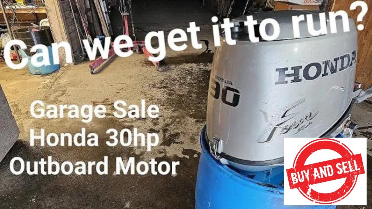 Buy & Sell - 1990s Honda BF30 4 Stroke Outboard Motor! #outboards #boat #smallenginerepair - YouTube