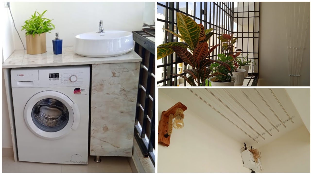 Balcony/utility area organisation/ 2021 - YouTube
