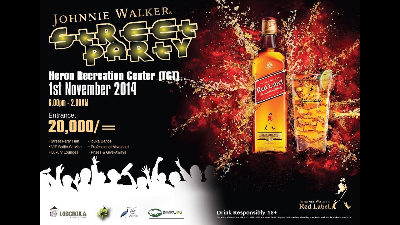 Johnnie Walker Street Party Arusha - YouTube