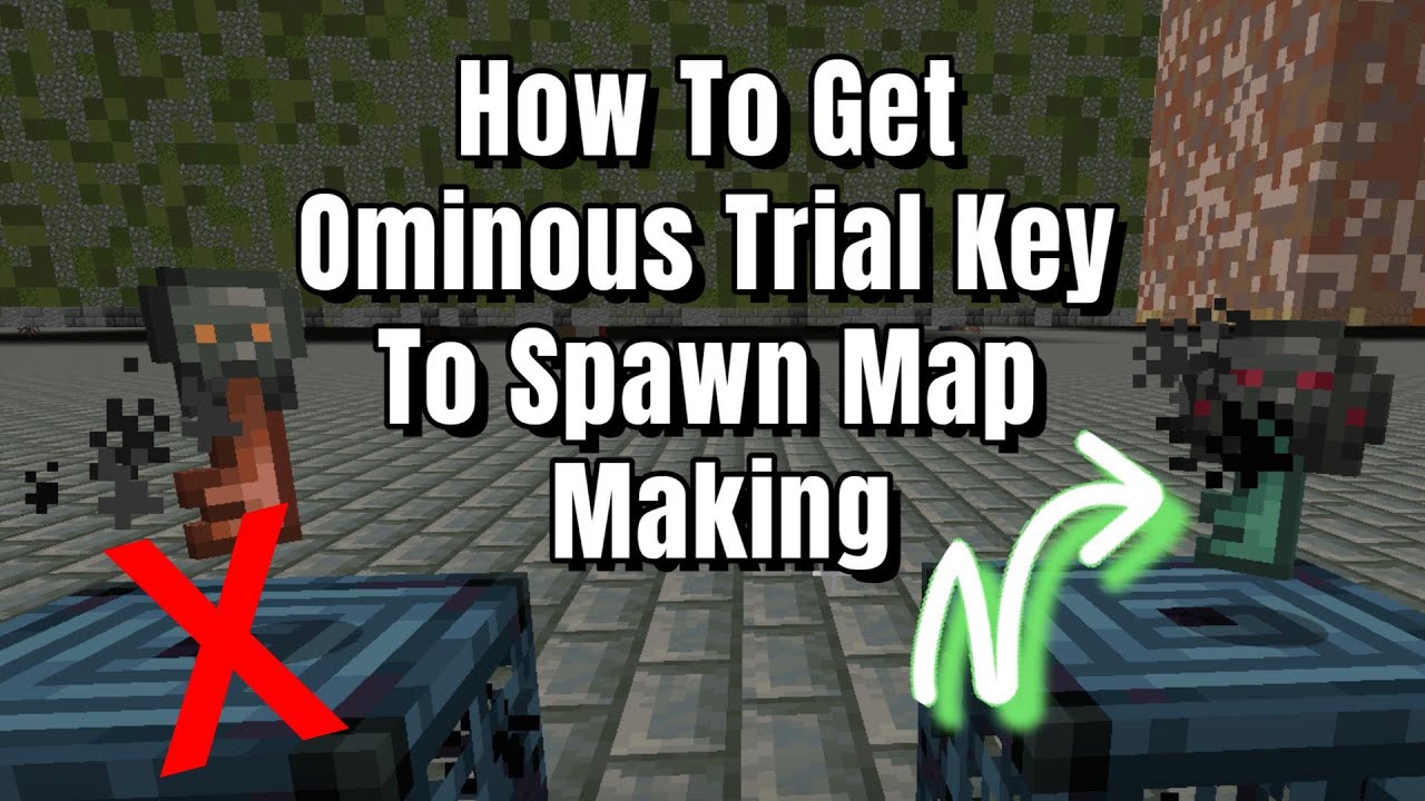 How to get Ominous Trial Key to spawn for map making in Minecraft Java ...
